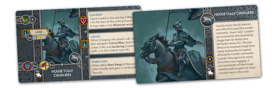 CMON - Stark: Tully Cavaliers