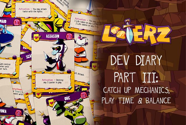 CMON - Looterz Dev Diary, Part III: Catch Up Mechanics, Play Time, and Balance