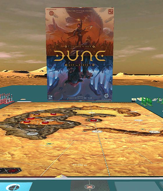 CMON - Dune: War for Arrakis is now available on Tabletop Simulator!